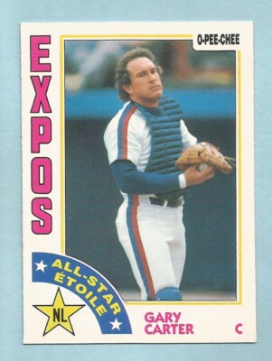 1984 OPC O-Pee-Chee Baseball Gary Carter #393 Montreal Expos PACK FRESH ...