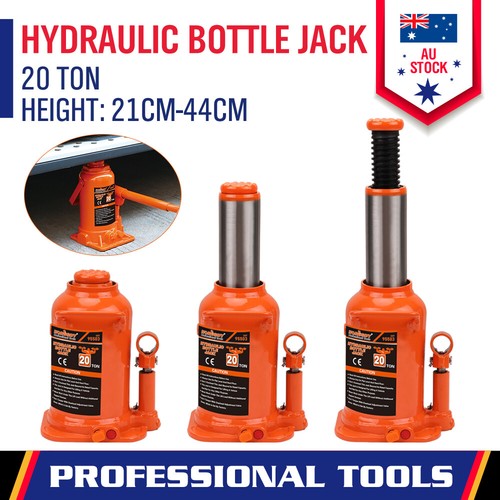 20T Ton Hydraulic Bottle Jack Heavy Duty Lifter Car Repair Truck 4WD ...