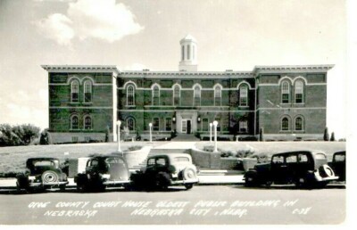 ANTIQUE - OTOE COUNTY COURT HOUSE - NEBRASKA CITY, NEBRASKA - POST CARD ...