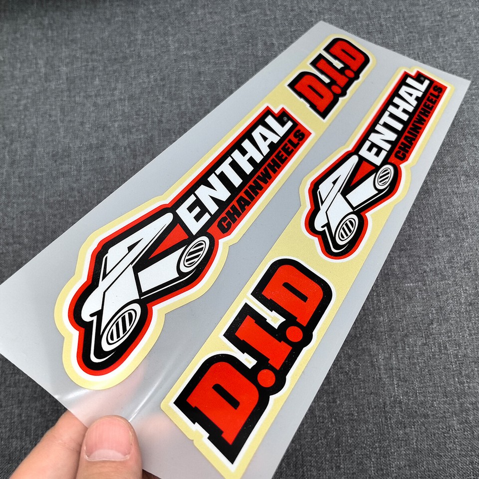 2Pcs Swing Arm Motorcycle Stickers for RENTHAL DID KXF YZF RMZ CRF SX ...