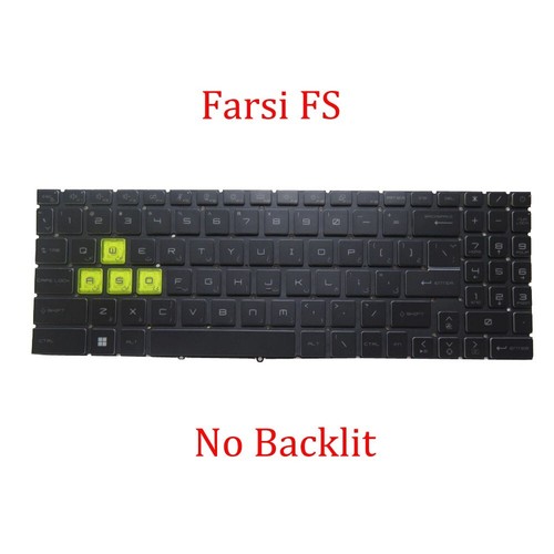 No Backlit FS Keyboard Limited Edition For MSI Katana GF66 12UE 12UG ...