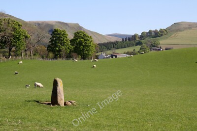 Photo 6x4 Standing Stone On Peterhead Farm Muirton/NN9211 A lone stone ...