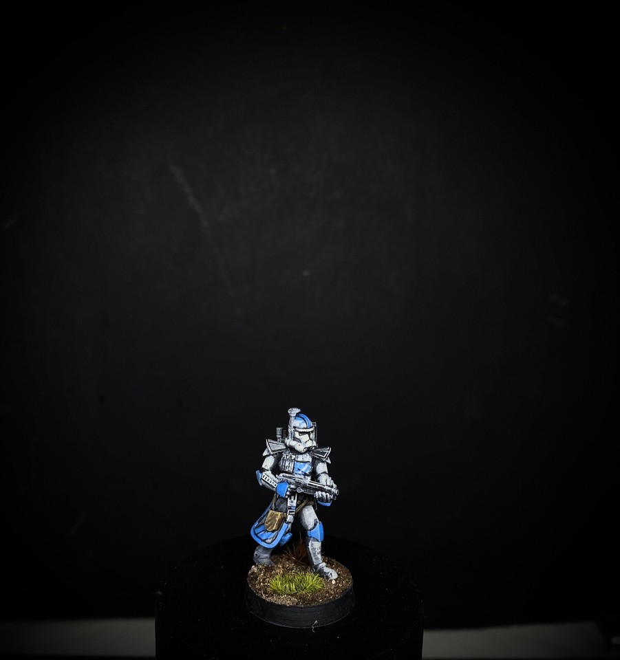 Star Wars Arc Trooper Squad Legion Miniatures 32mm Handpainted (Blue ...