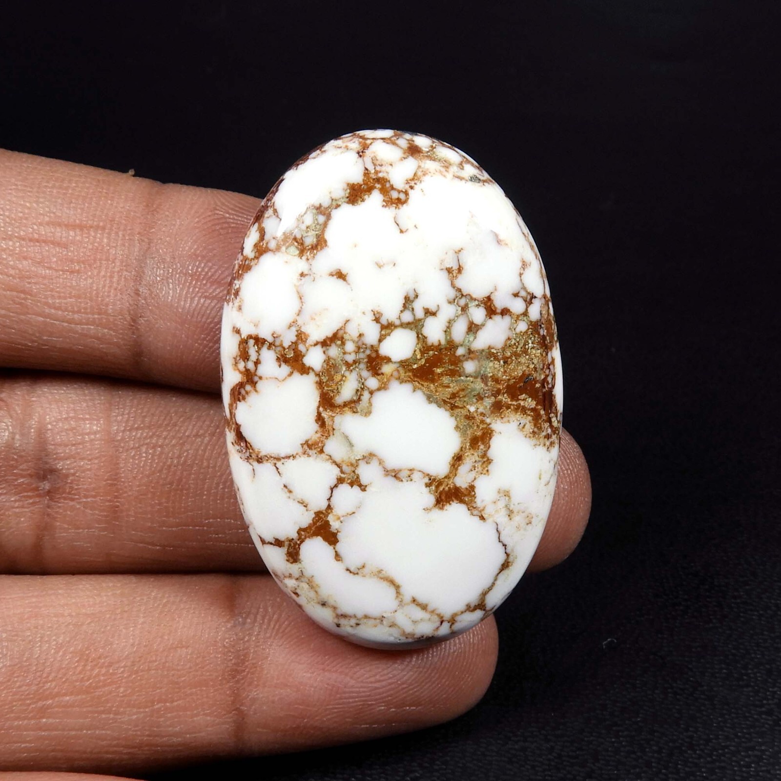 Natural Wild Horse Jasper Oval Cabochon Brown Magnesite Gemstone 70 Cts ...