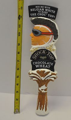 Shock Top Chocolate Wheat 13.25" Tap Handle Beer Bar Pub Keg #8 | eBay