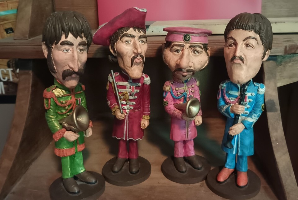 Beatles - Wooden Figurines | eBay