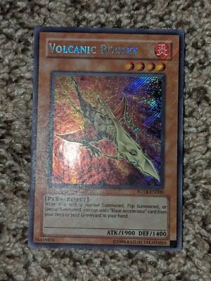 Yu-Gi-Oh! Volcanic Rocket FOTB-EN000 unlimited secret rare | eBay