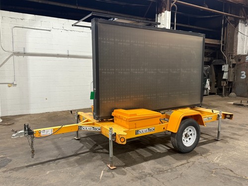 Solar Tech Message Board Trailer - Used - AM24187 | eBay