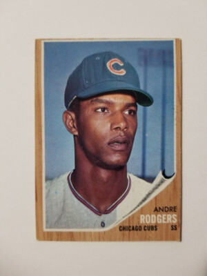 ANDRE RODGERS 1962 TOPPS BASEBALL CARD #477 CHICAGO CUBS | eBay