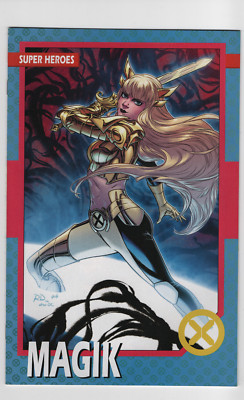 X-MEN #14 MAGIK TRADING CARD DAUTERMAN VARIANT 2022 MARVEL COMICS | eBay