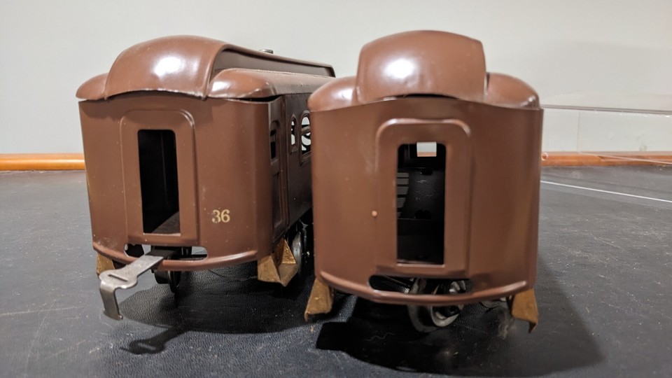 Lionel Prewar Standard Gauge 35 Pullman & 36 Observation Passenger Cars ...