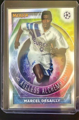 2022-23 Topps Merlin Chrome #AA-10 Marcel Desailly Ageless Alchemy ...