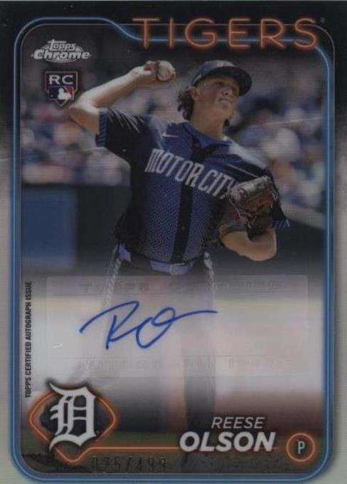 2024 Topps Chrome Update Series - Autographs Reese Olson #AC-REES ...