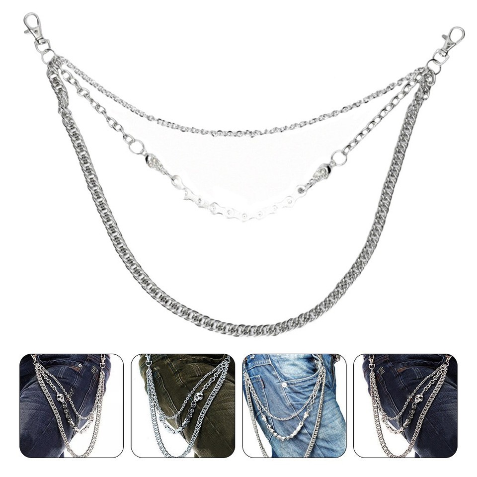 1Pc Fashionable Trouser Chain Decorative Male Pant Ornament Jewelry ...