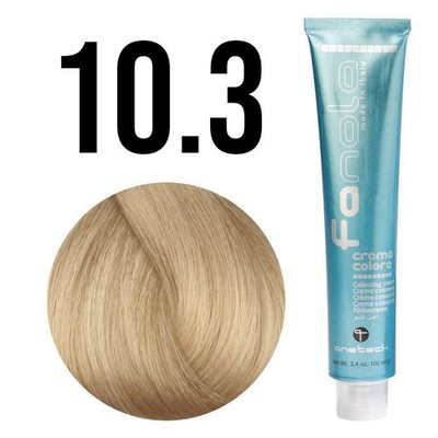 FANOLA COLORE 10.3 BIONDO PLATINO DORATO 100ML | eBay