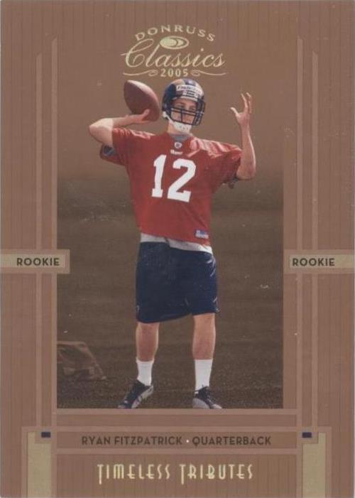 2005 Donruss Classics - Rookie Ryan Fitzpatrick #234 Timeless Tributes ...