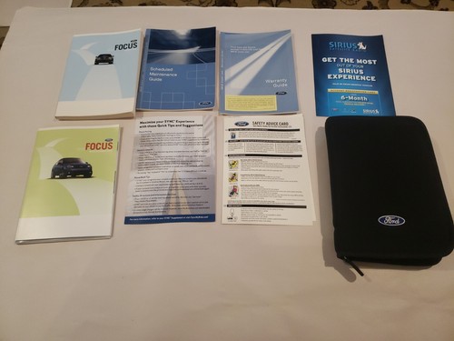 2010 10 FORD FOCUS OWNER'S MANUAL SET BOOK FREE SHIPPING | eBay