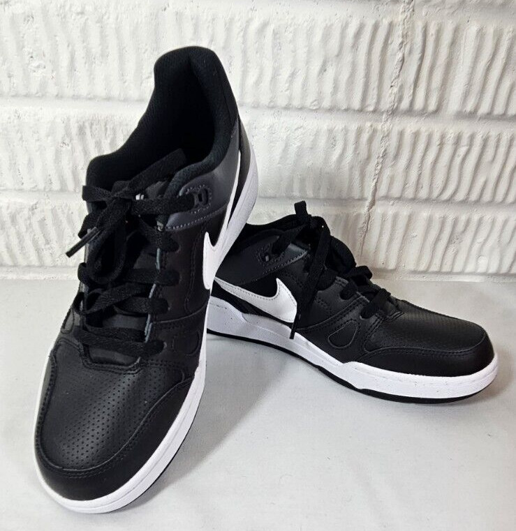 Nike Full Force Low Size 7 Men's Black White Sneakers Shoes FB1362 001