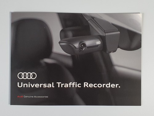 AUDI Universal Traffic Recorder (Dash Cam) Original Dealer Sales Info ...
