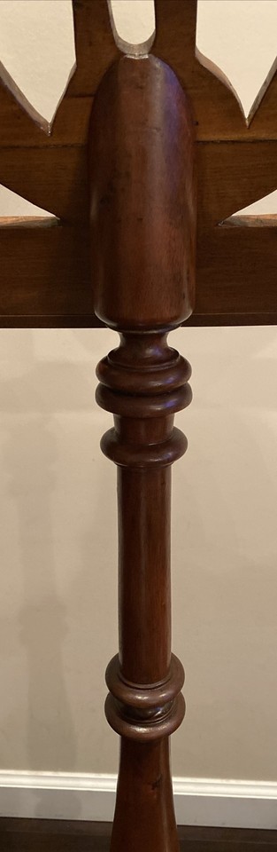 Music Stand Wood Handmade 46.5” Tall x 22.25” Piano Book Vintage Stand ...