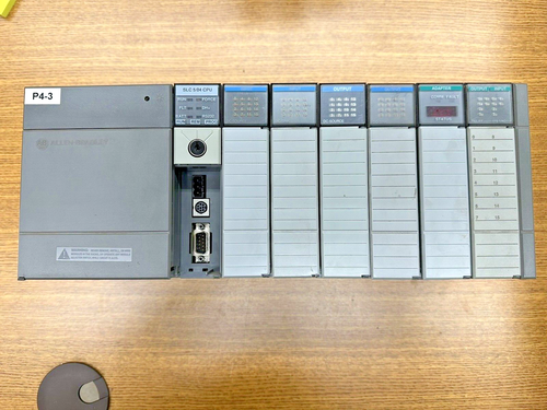 AB SLC 500 Rack w/ Modules 1746-A7 1747-L541 1746-IV16 1746-OV16 1746 ...