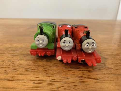 Vintage Thomas & Friends Tank Engine Red James #5 1987 ERTL Diecast ...