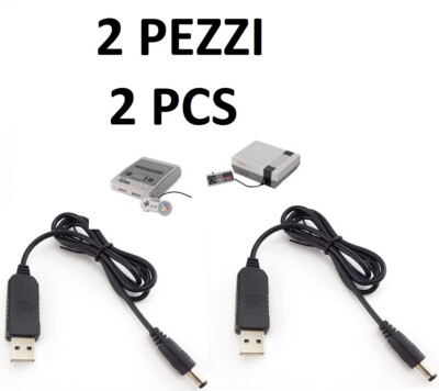 Super Nintendo SNES Nintendo NES Cable USB Power Adapter Supply For ...
