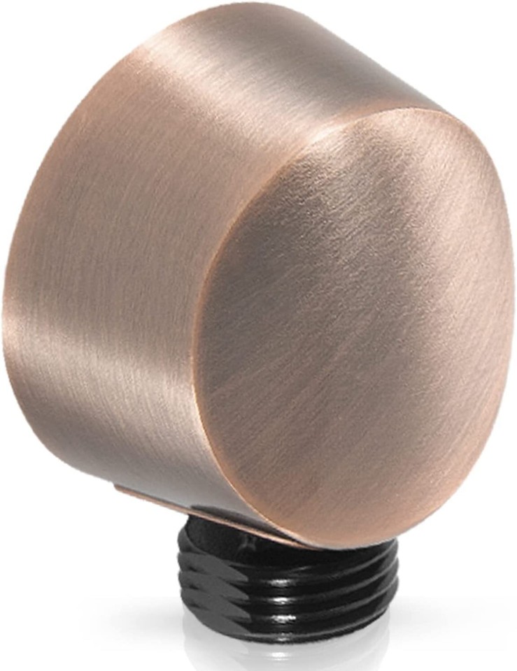 Round Drop Ell Handheld Shower Wall Connector A725ORB, Bronze 0.5 Inch ...