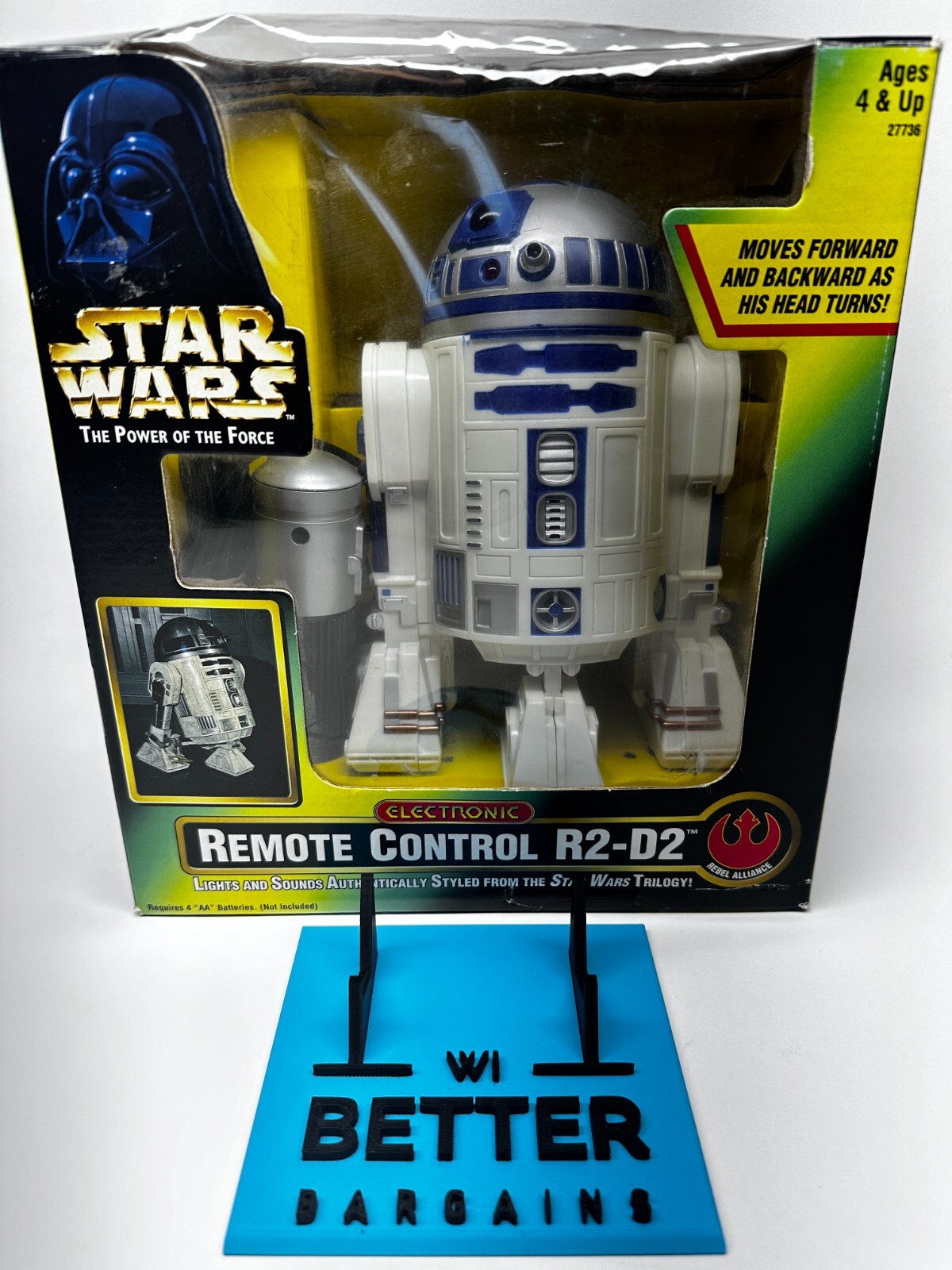 Star Wars Power of the Force Remote Control R2-D2 1997 Hasbro - Tested ...