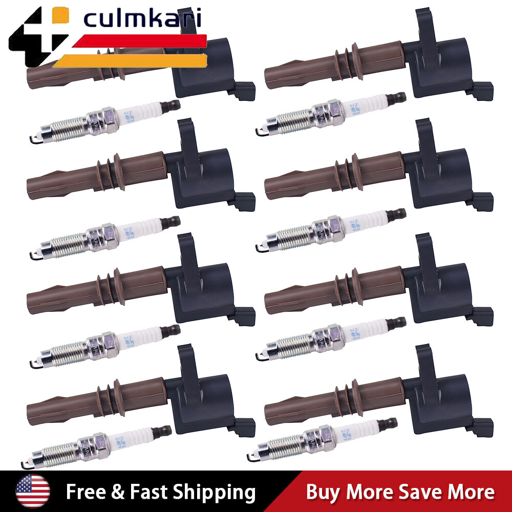 8 Motorcraft Ignition coil DG521 & OEM Spark Plug SP509 For Ford F150 4 ...