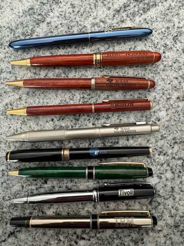 Lot Of 9 Advertising Ink Pens. IBM - EDS - Boeing -Texas Instruments | eBay