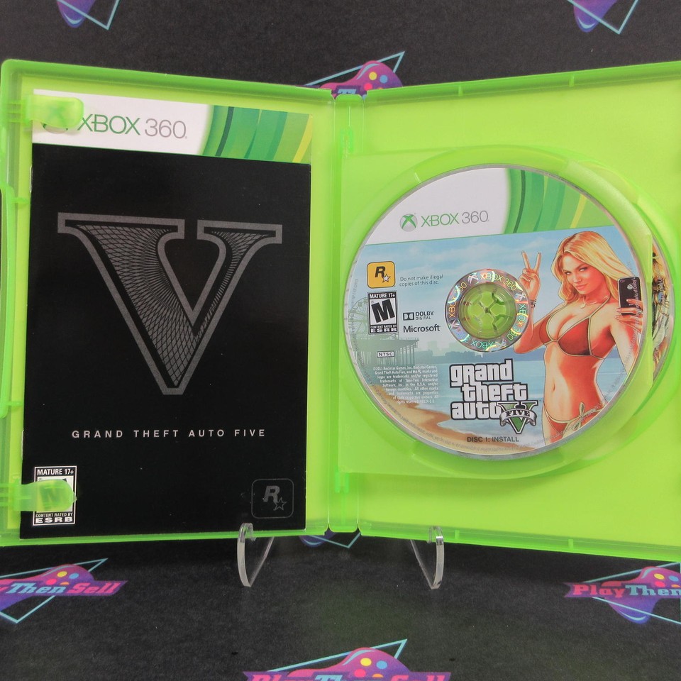 Grand Theft Auto V 5 Xbox 360 + Map - Complete CIB | eBay