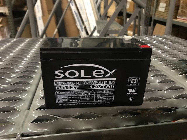 Solex BD127 12 Volt 7 Ah Rechargeable Battery Mh20567 for sale online ...