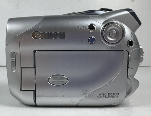 Canon NTSC DC100 Mini DVD Camcorder Video Camera 25x Optical Zoom | eBay