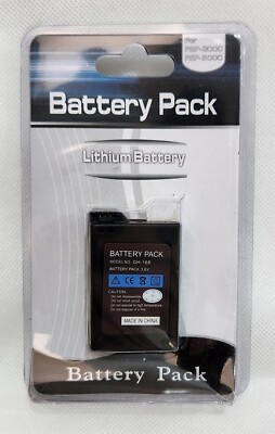 NEW EXTENDED BATTERY PACK FOR PSP 2000 SLIM & LITE 3000 RETAIL PACKING ...