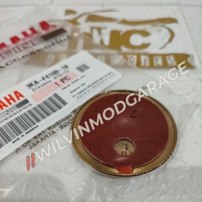 Original Yamaha RX King RXK RX135 Badge Emblem Logo GOLD Color 3KA ...