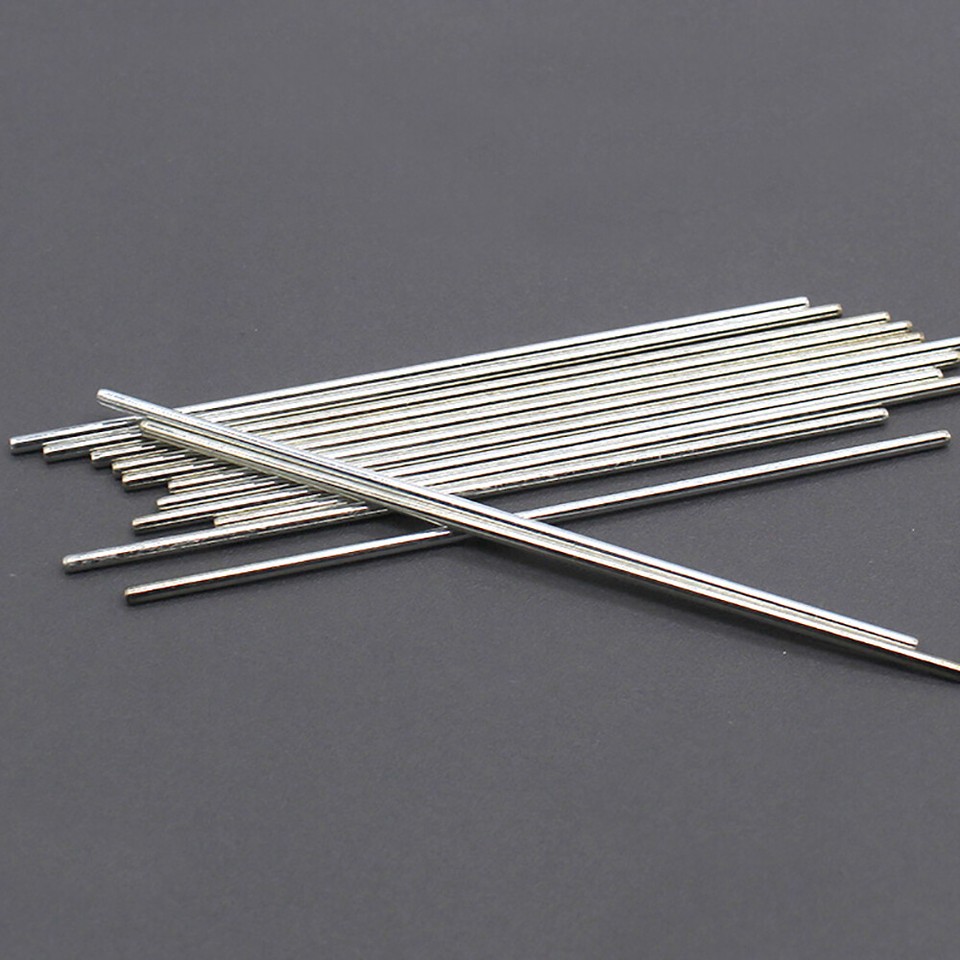 Iron Round Bar Solid Circular Metal Rod 2mm Diameter / 100mm Length ...