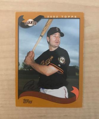 DAVID BELL SAN FRANCISCO GIANTS SIGNED AUTOGRAPHED 2002 TOPPS CARD #438 ...