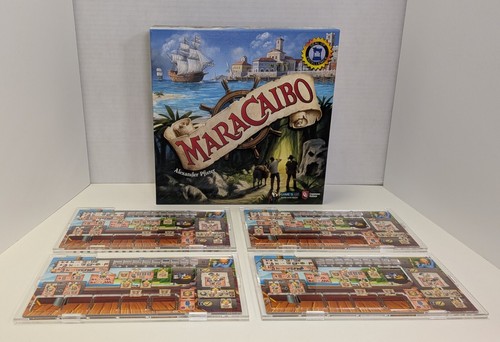 Maracaibo Board Game with Acrylic Player Mat Overlays Capstone Games ...