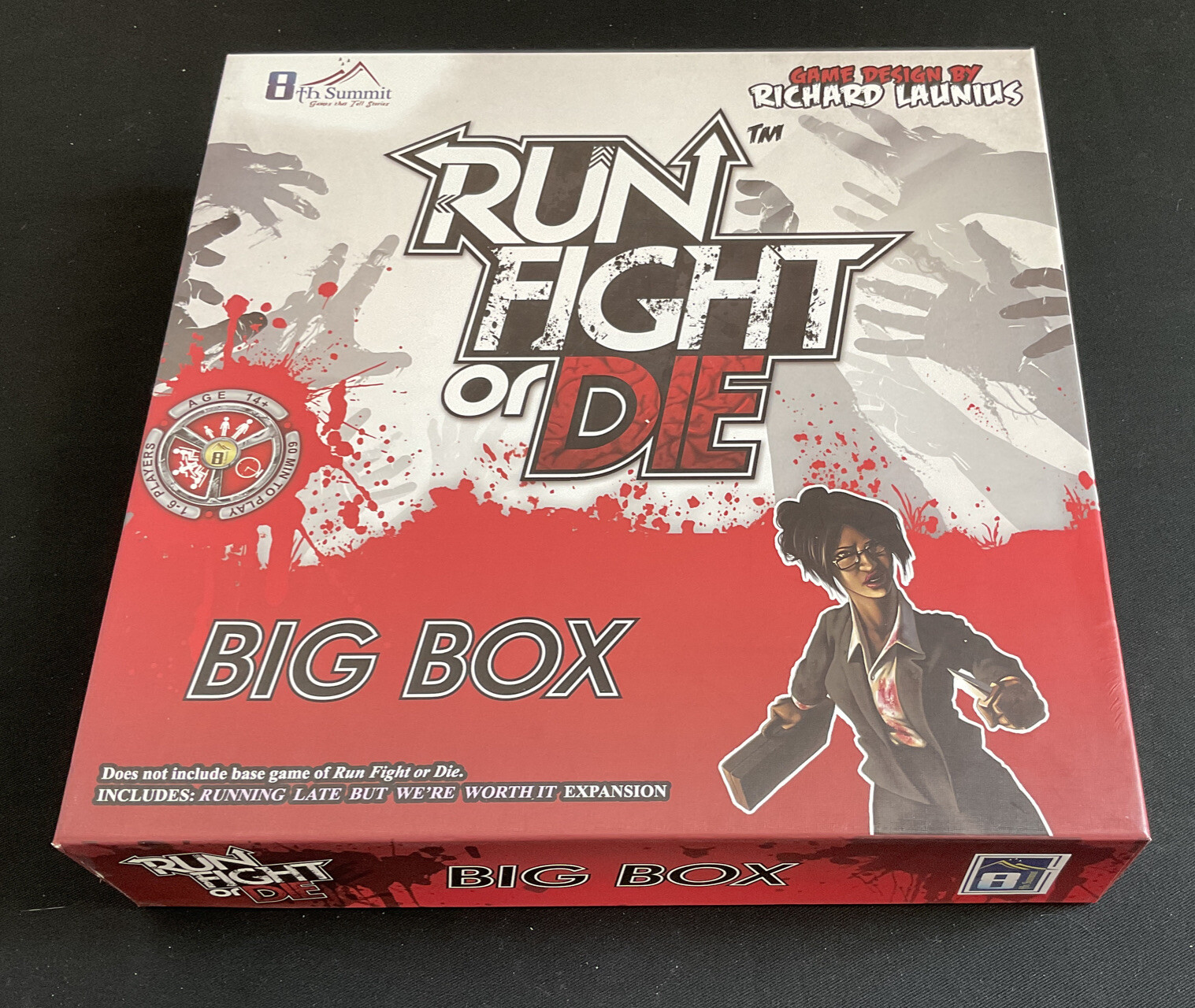 Run Fight or Die BIG BOX (Board Game, 2015) 8th Summit Zombies Dice ...