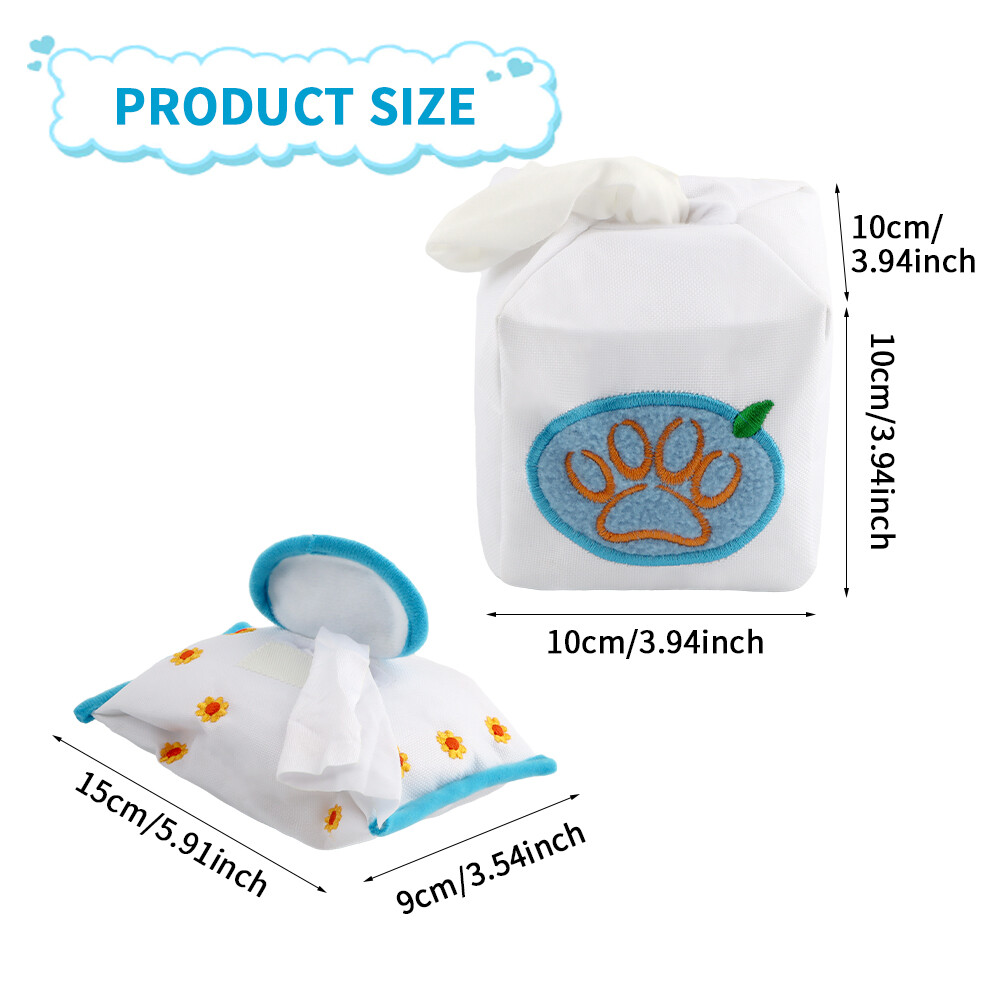 2pcs Training Pulling Tissue Sniffing Pad Interactive Activities Indoor ...