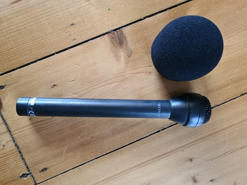 SONY F112 DYNAMIC REPORTER MICROPHONE FOR NEWS BROADCAST INTERVIEWS ...