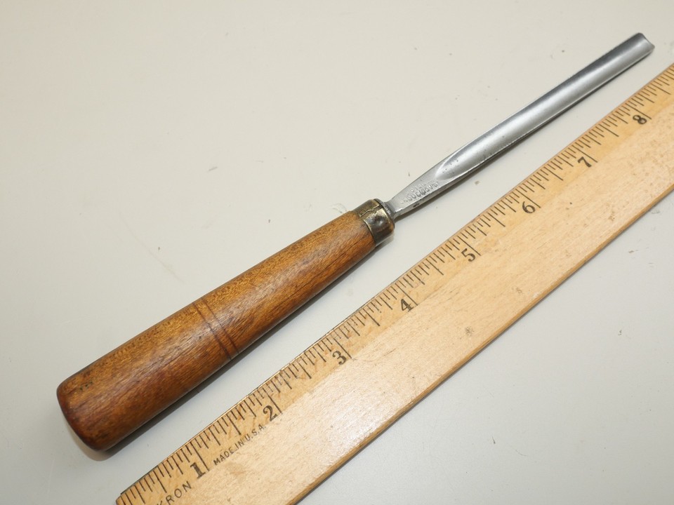 Old carving tools Vintage Addis & sons 3/8" no. 5 sweep wood carving ...