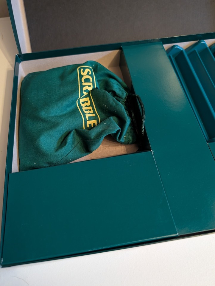 Mattel Scrabble Classic Board Game Original Retro Board Game Complete ...