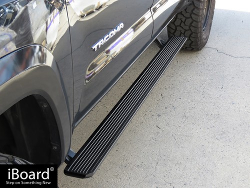 APS iBoard Power Side Steps Fit 16-23 Toyota Tacoma Double Cab Crew Cab ...