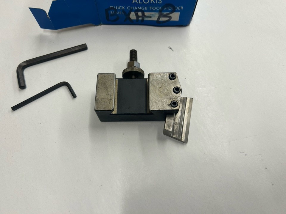 Aloris BXA-8 HS-60 Quick Change Tool Holder w/ Wrenches Made In USA ...