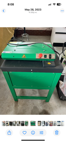 cushion pack 316 cardboard shredder 110 volts slightly used - made in ...