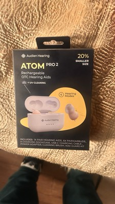 Audien ATOM PRO 2 Wireless Rechargeable OTC Hearing Assistance NEW ...