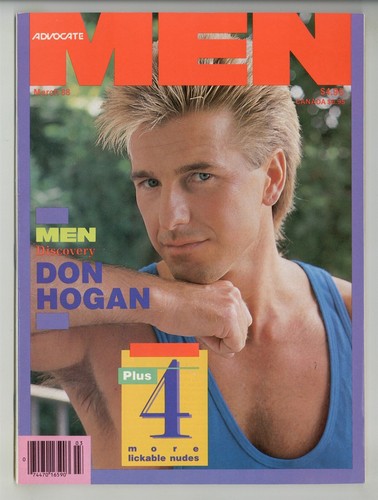 Advocate Men 1988 Don Hogan, Tony Lamas, Ralph Doggett 82pgs Gay ...