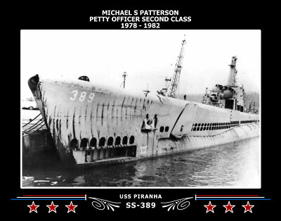 Navy Emporium USS Piranha SS-389 Canvas Photo Print 194SS389 | eBay
